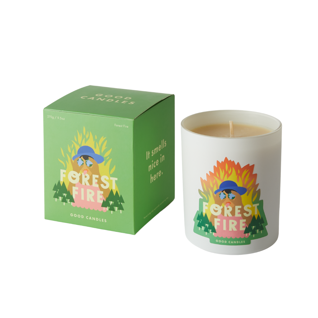 Forest Fire Candle - Planting 20 Trees For Every Sale – good candles