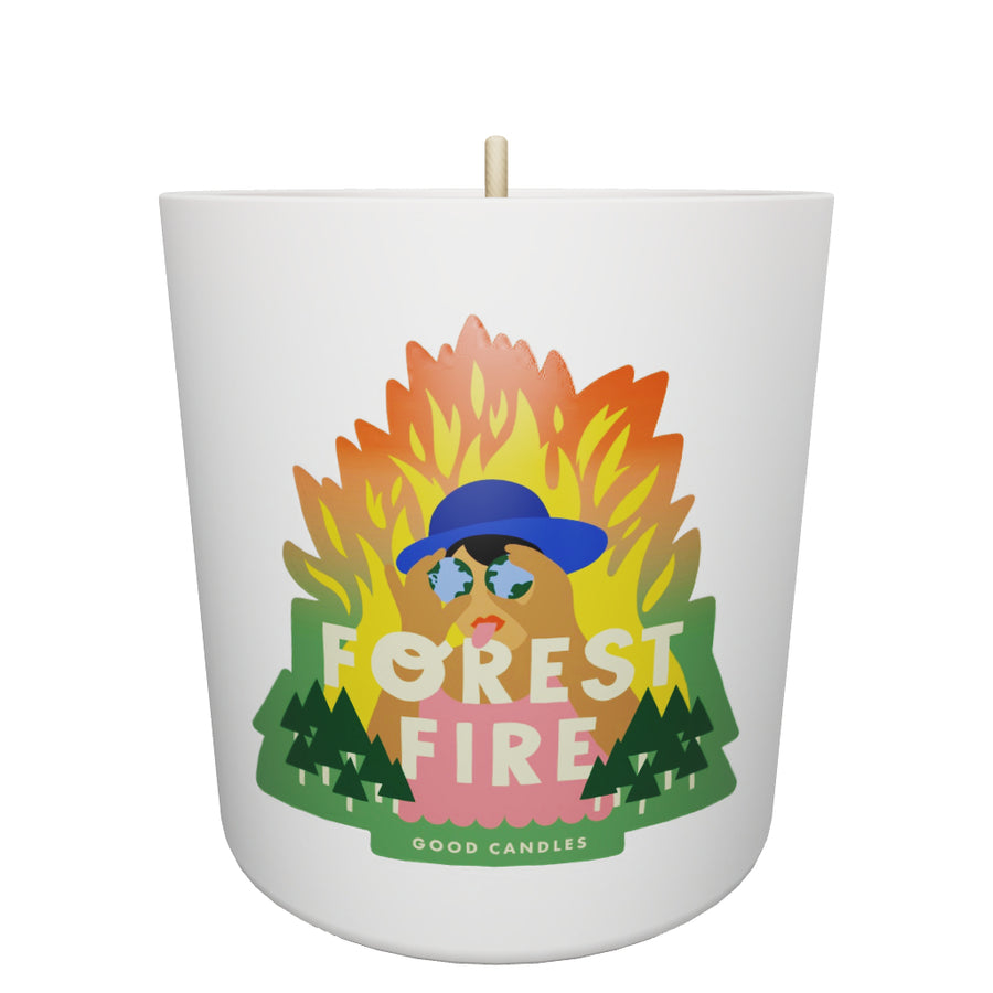 Forest Fire Candle - Planting 20 Trees For Every Sale – good candles